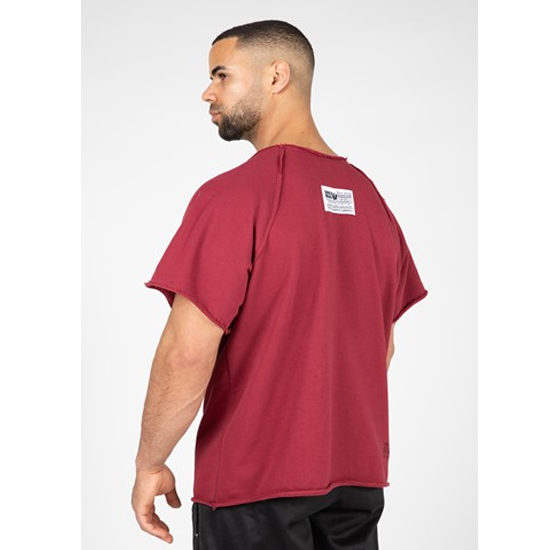 Classic Workout Top – Burgundy Red – MuscleForce